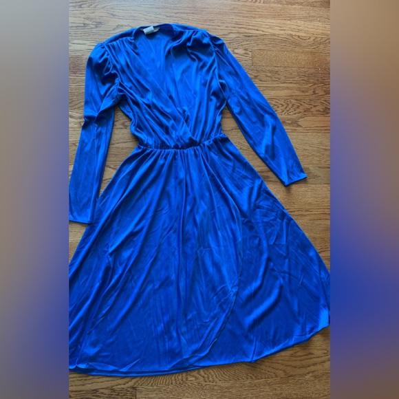 Dresses | Vintage Blue Dress | Poshmark